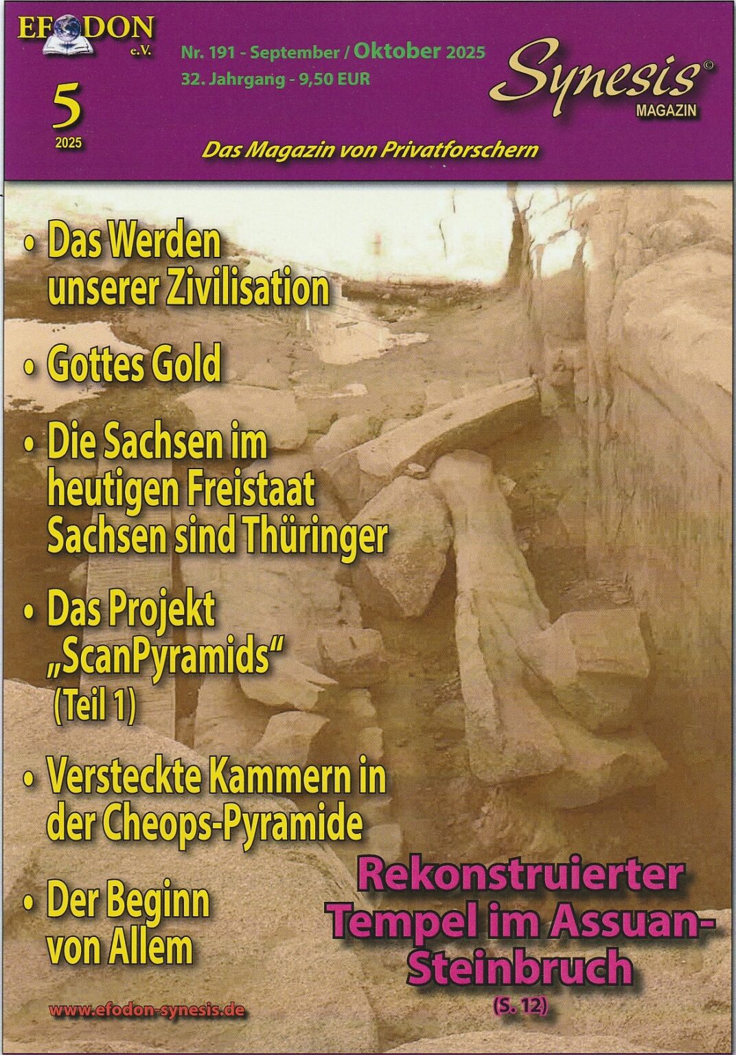 Synesis Nr. 191 - 5/2025 - efodon.de